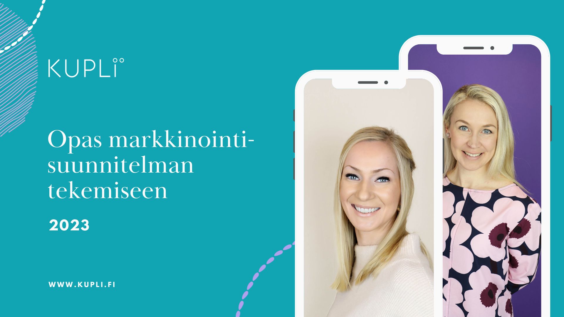 Markkinointisuunnitelman pohja ja markkinointisuunnitelmaopas Kuplilta